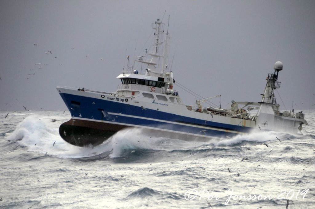 Delighted with split codend - Cosmos Trawl